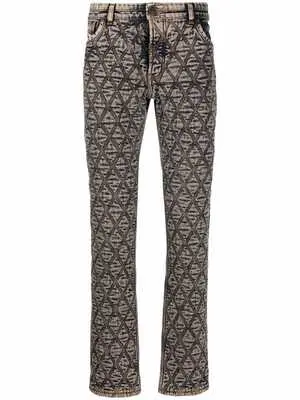DIESEL® Diamond Embroidered Slim Fit Jeans