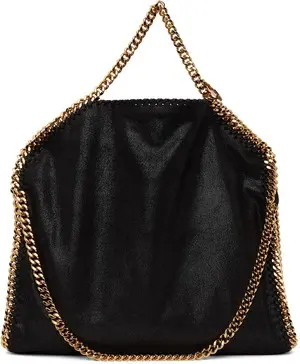 Stella McCartney Stella McCartney Beige Falabella Fold-Over Tote - 1000 Black