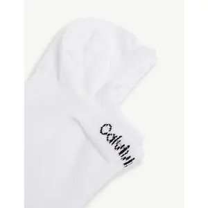 Calvin Klein Coolmax® Cotton-blend Liner Socks Pack Of Two