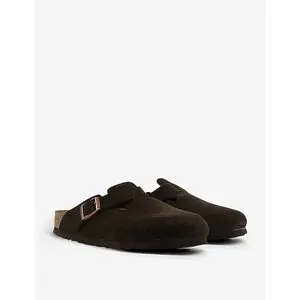 BIRKENSTOCK Boston Suede Clogs