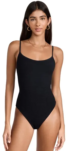 Hunza G Pamela Piece Swimsuit - Black