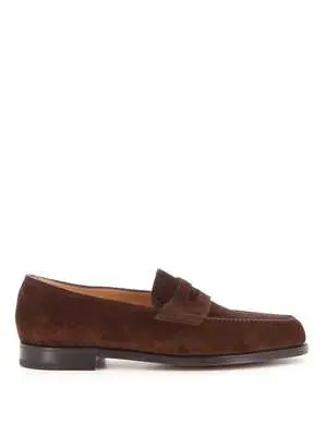 John Lobb Lopez Suede Y Dark Brown