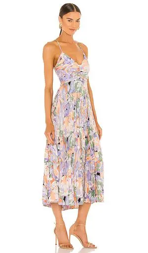 ASTR the Label Blythe Dress in Purple - Size M