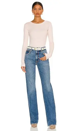 Lamade Long Sleeve Crew Neck Top - Soft Sand