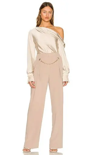 Simkhai Alice One Shoulder Top - Champagne