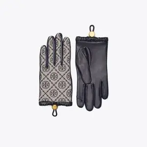Tory Burch T Monogram Gloves - Tory Navy