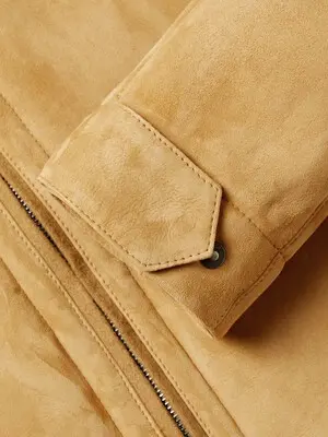 Loro Piana Ravelstone Shearling-lined Suede Jacket