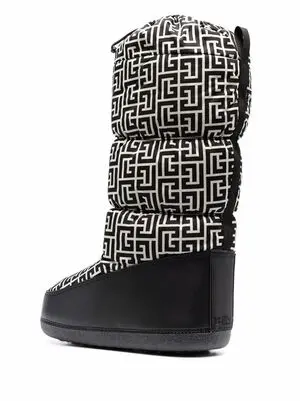 Balmain X Rossignol Monogram Jacquard Ski Boots