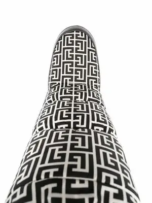 Balmain X Rossignol Monogram Jacquard Ski Boots