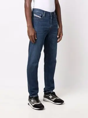 DIESEL® Whiskered Straight-leg Jeans