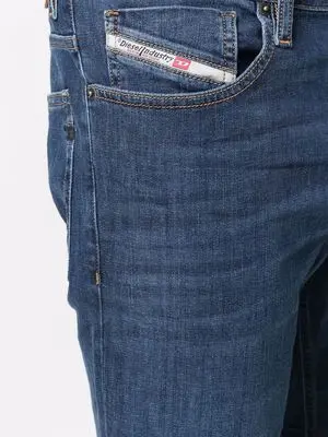 DIESEL® Whiskered Straight-leg Jeans