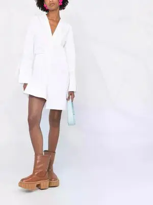Off-White Shirt Dress