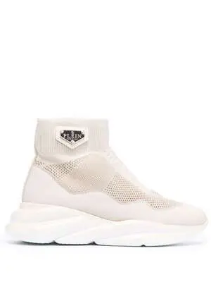 Philipp Plein Sock-style Sneakers - Neutrals