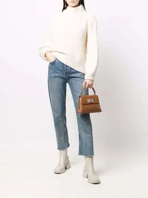 Furla 1927 Leather Tote - Brown
