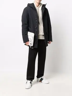 Woolrich Padded Down Parka Coat - Black