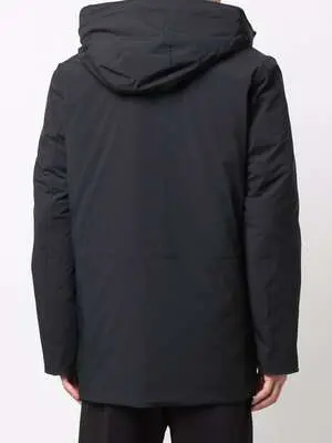 Woolrich Padded Down Parka Coat - Black