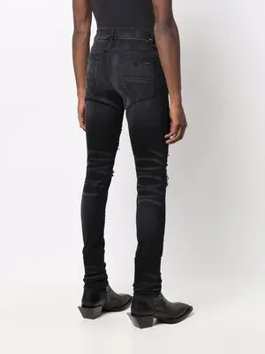 Amiri Mx1 Mid-rise Skinny Jeans - Black