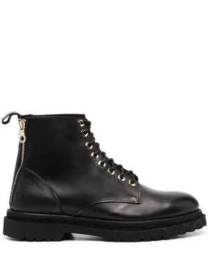 GIULIANO GALIANO Zipped Leather Boots