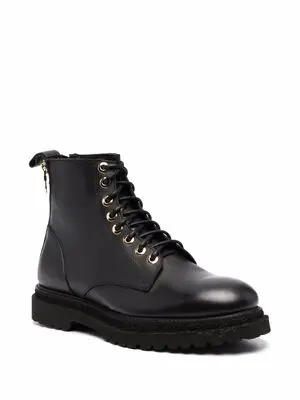 GIULIANO GALIANO Zipped Leather Boots