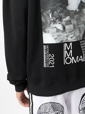 HACULLA. Red Light Slogan-print Hoodie - Black