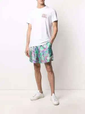 Stella McCartney X Ed Curtis Oil Swirl Shorts