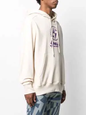 Stella McCartney Logo Print Hoodie - Neutrals