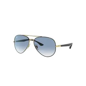 Ray-ban Sunglasses With Aviator Frame - Black