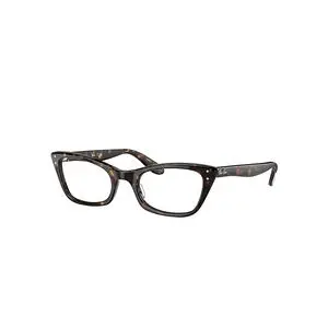 Ray-ban Lady Burbank Optics Eyeglasses Frame Clear Lenses - Havana