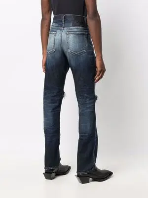 DIESEL® Viker Distressed Straight Leg Jeans