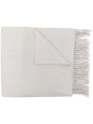 N.peal Woven Cashmere Shawl - Neutrals