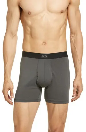 SAXX Assorted 3-pack Daytripper Comfort Stretch Boxer Briefs Blk/ Graphite Htr/ Grey Htr