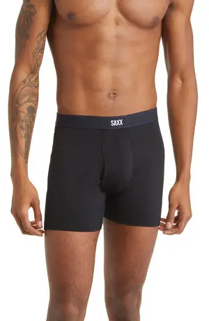 SAXX Assorted 3-pack Daytripper Comfort Stretch Boxer Briefs Dark Denim/ Maritime/ Black