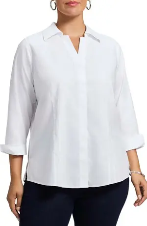 Foxcroft Pointed Collar Shirts For Women