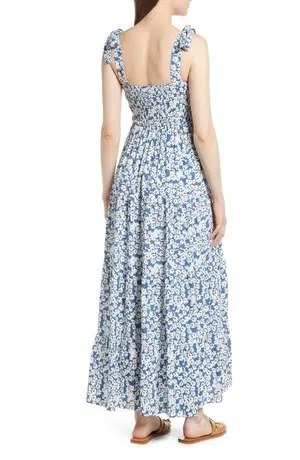ANGEL MATERNITY Shoulder Tie Maxi Dress