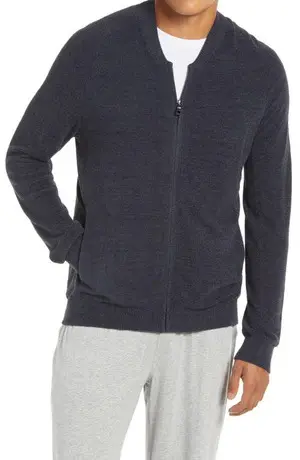 Barefoot Dreams Cozychic™ Lite Zip Cardigan - Indigo