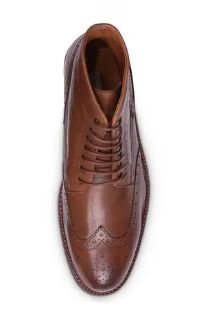 Gordon Rush Sutherland Wingtip Boots - Cognac