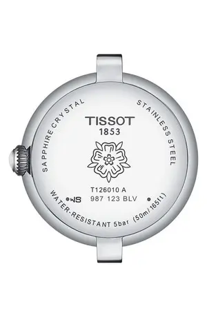 TISSOT Bellissima Leather Strap Watch - Pink