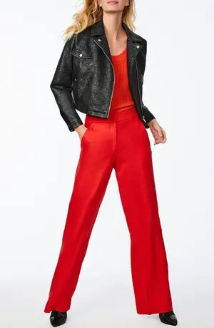 Bernardo Faux Leather Moto Jacket
