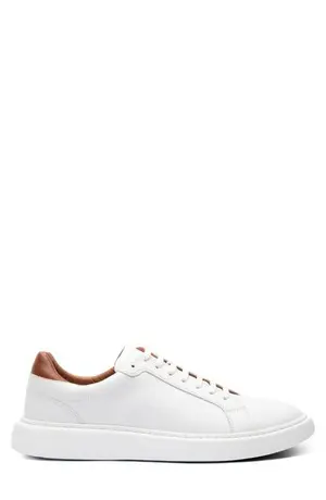 Gordon Rush Devon Leather Sneakers - White/luggage