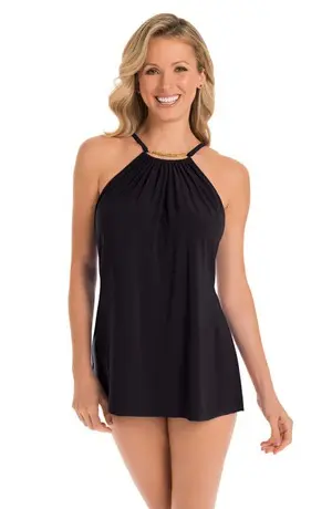 MAGICSUIT® Parker Skirted One-piece Swimsuit - Black