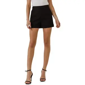 Endless Rose Tailored High-waist Shorts - Black