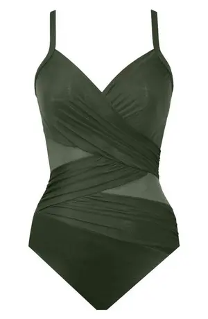 Miraclesuit Network Mystique One-piece Swimsuit - Nori