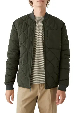 FRANK AND OAK The Skyline Reversible Bomber Jacket
