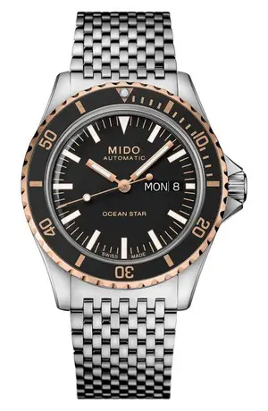 MIDO Ocean Star Tribute Bracelet Watch - Black