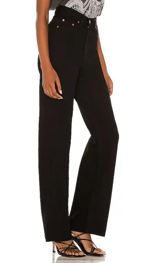 DR. DENIM Echo Straight Leg Jeans - Black