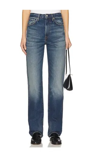 GRLFRND Sara Super High Rise Straight Jeans - Figueroa St