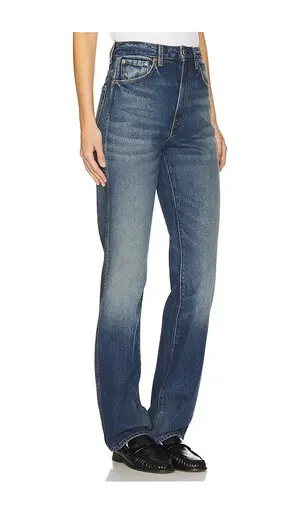 GRLFRND Sara Super High Rise Straight Jeans - Figueroa St