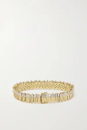 SUZANNE KALAN 18-karat Diamond Tennis Bracelet