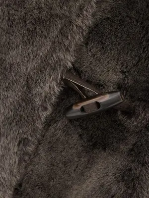 YVES SALOMON Hooded Shearling Jacket