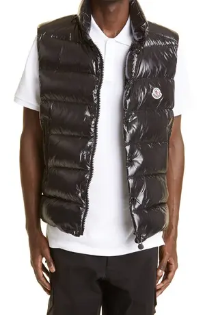 Moncler Moncler Tibb Down Puffer Vest Black Nylon